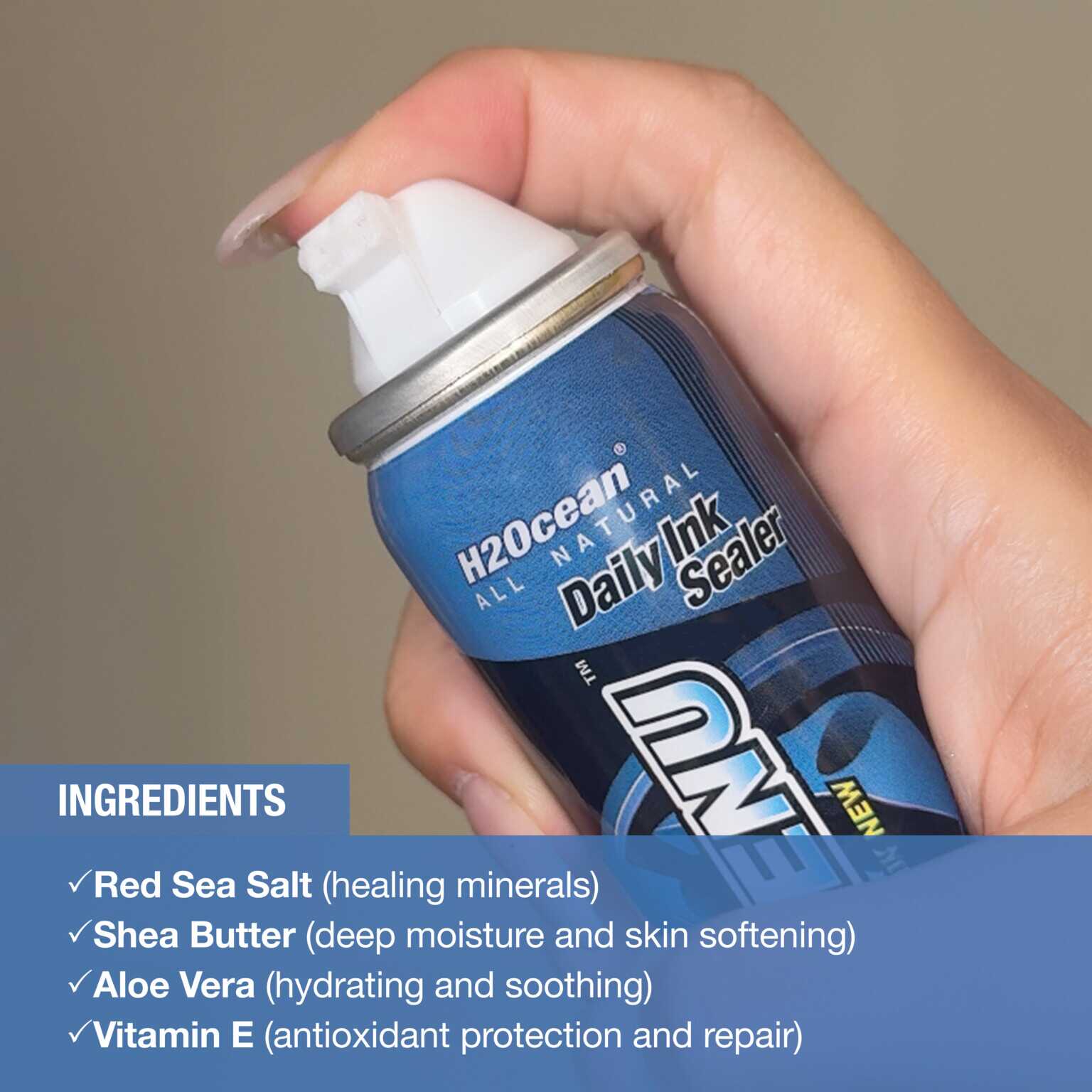 InkRenu Tattoo Brightener - Refresh Old Tattoo | H2Ocean®